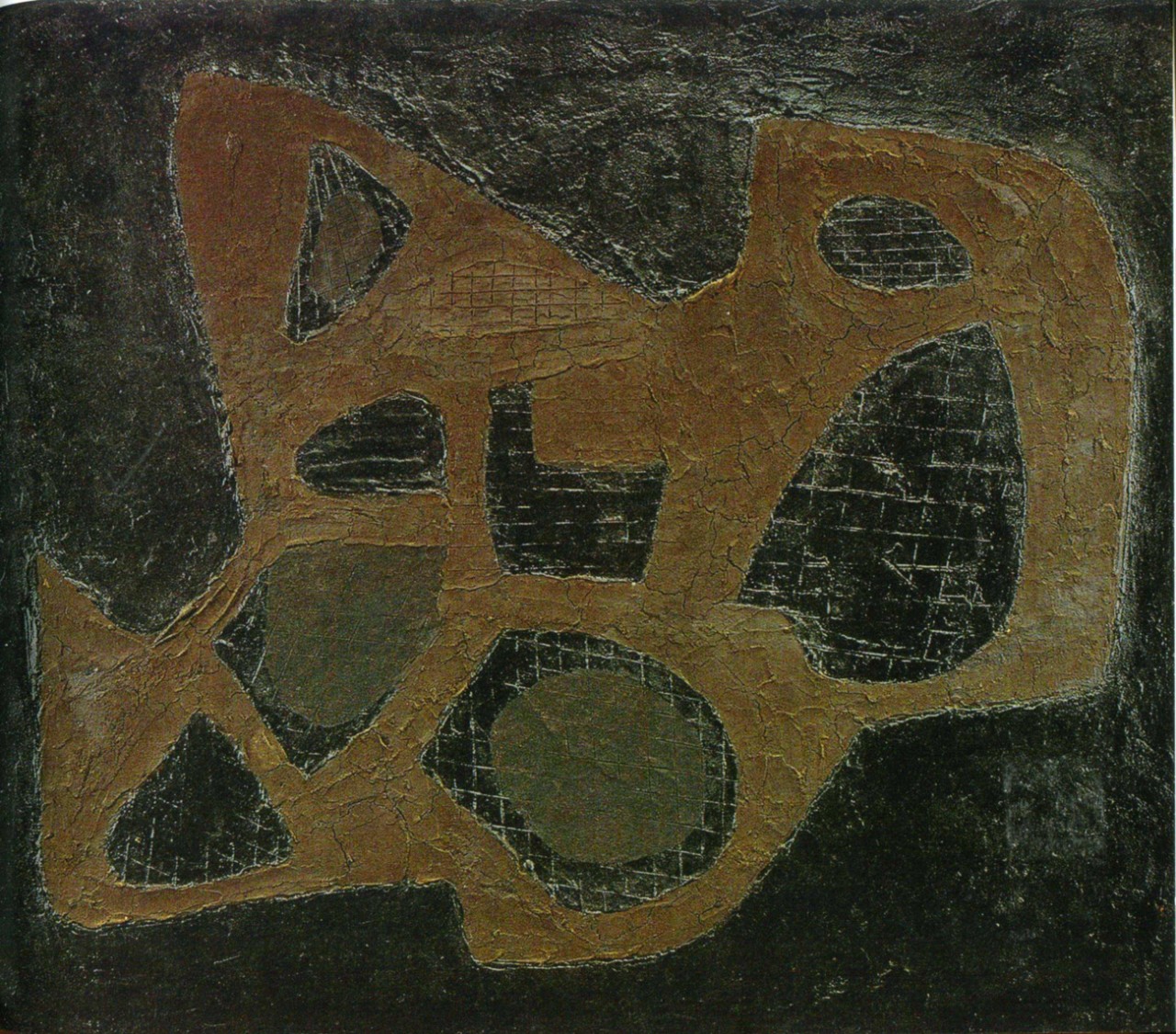 Alberto Burri, Natura morta; Catrame II