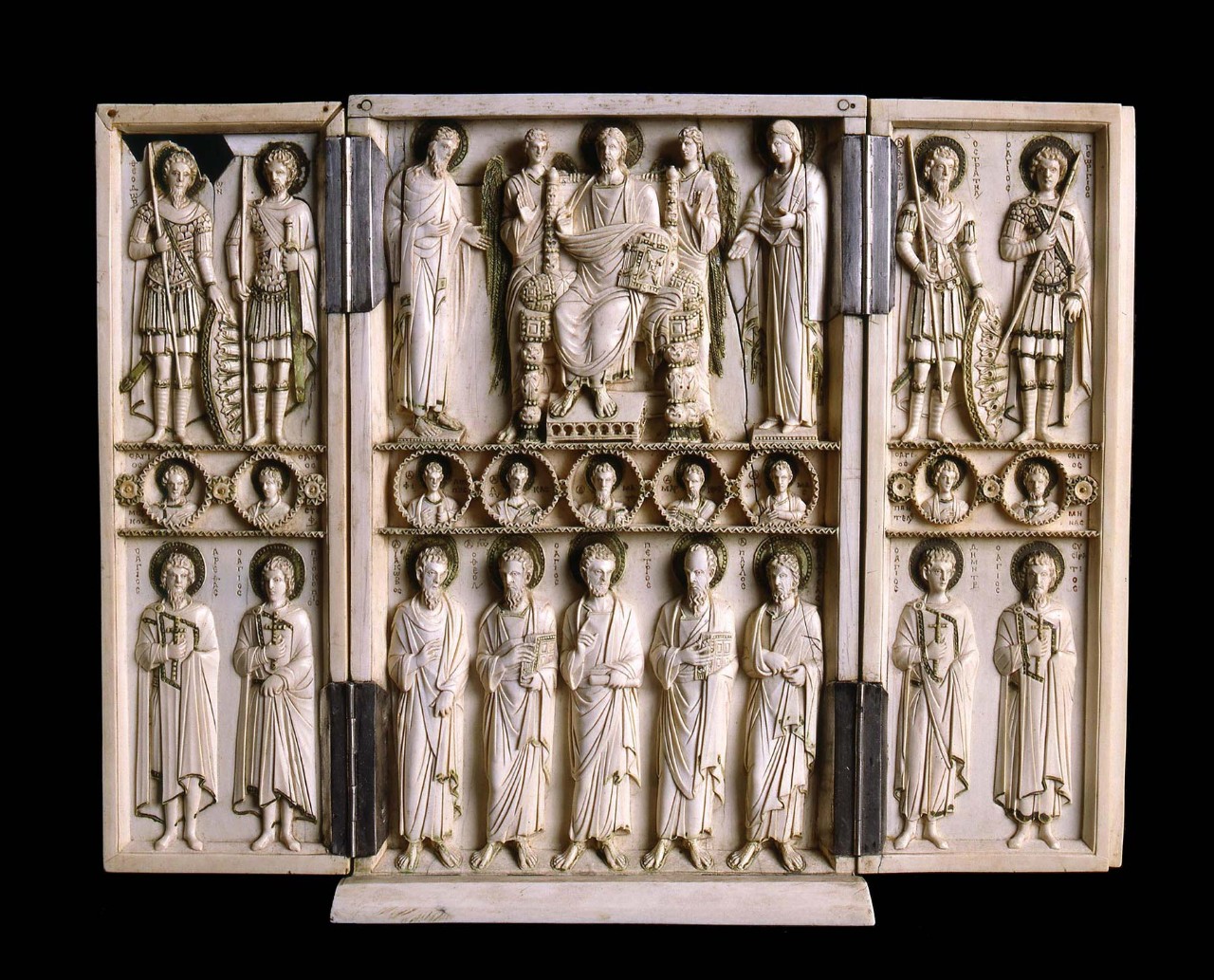 Workshop of Constantinople, Ivory triptych