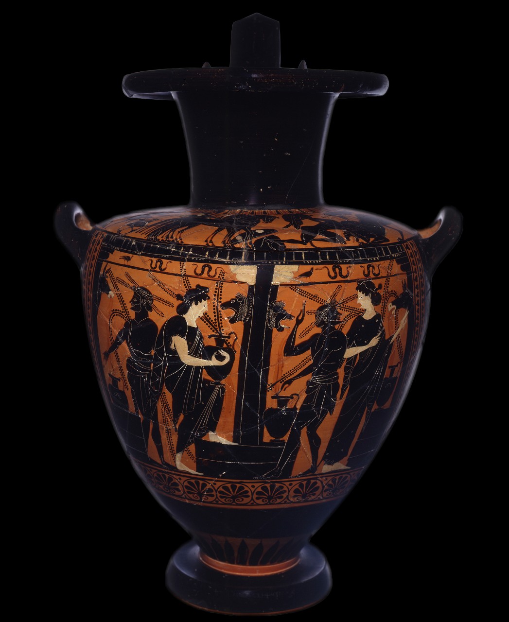 Attic Hydria of the Acheloos Painter