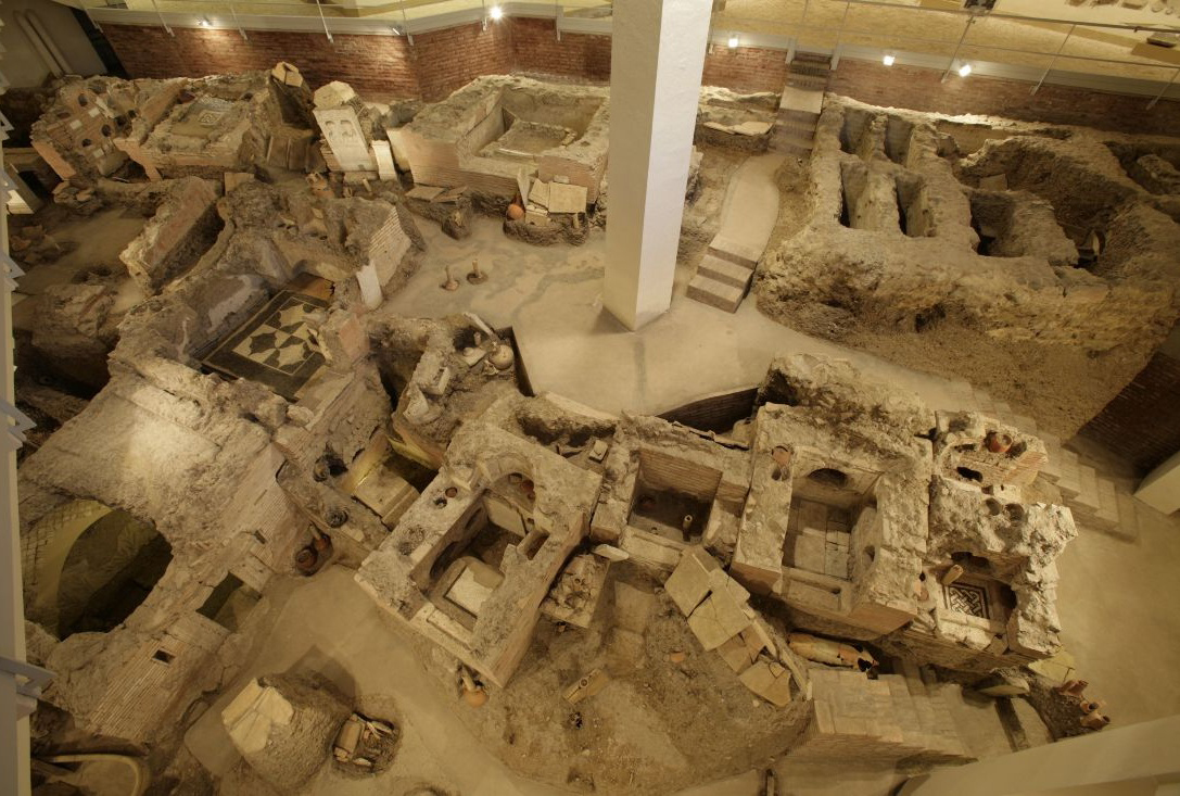 Der Vatikan zeigt die Nekropole an der Triumphalis