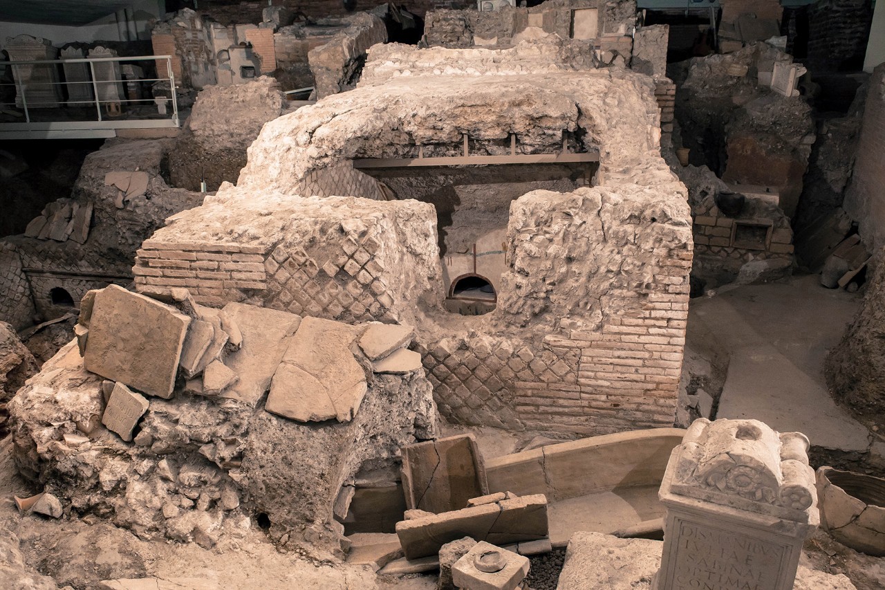 Der Vatikan zeigt die Nekropole an der Triumphalis