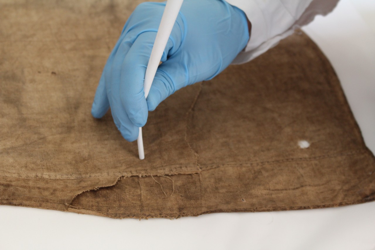 The robes of Saint Peter and Saint John. Two relics of the Sancta Sanctorum