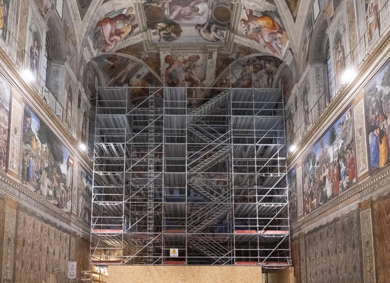 Completion of the extraordinary maintenance of Michelangelo’s Last ...