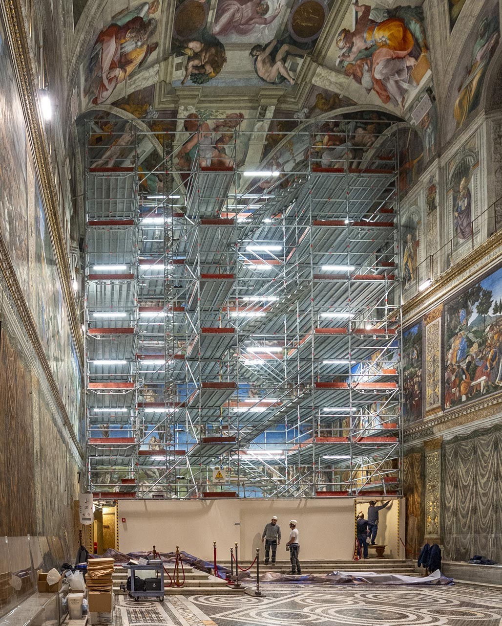 Completion of the extraordinary maintenance of Michelangelo’s Last ...