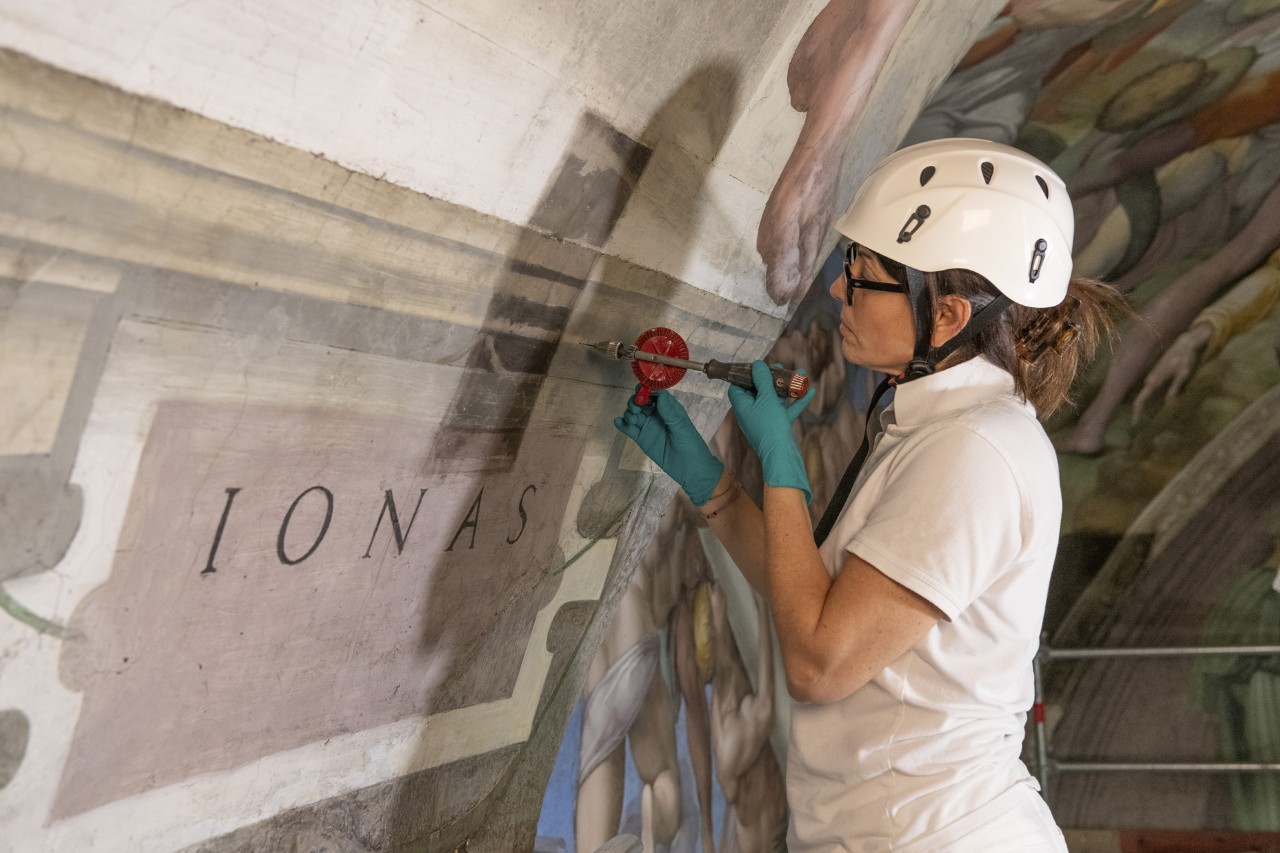 Completion of the extraordinary maintenance of Michelangelo’s Last ...