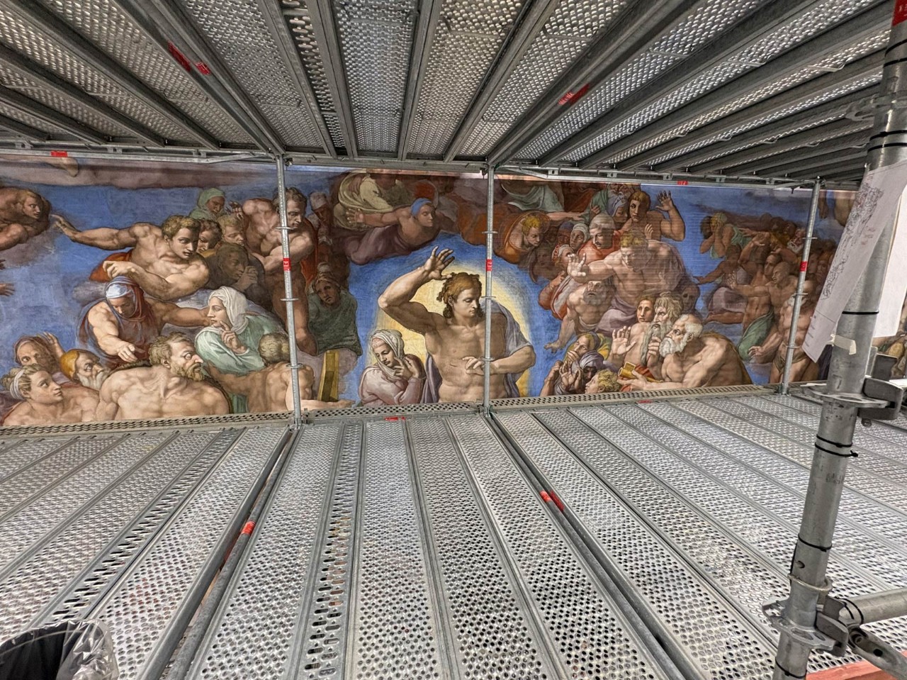 Completion of the extraordinary maintenance of Michelangelo’s Last ...